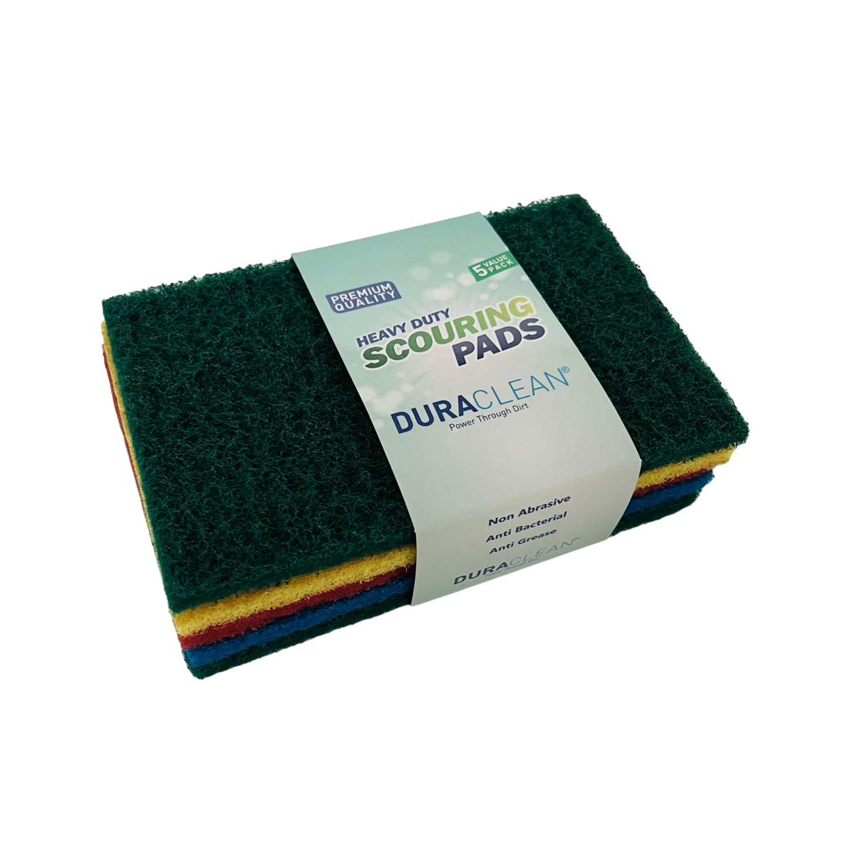 Heavy Duty Scouring Pads – 5-Pack (Case of 59) – Janitorial Bulk Supply ...