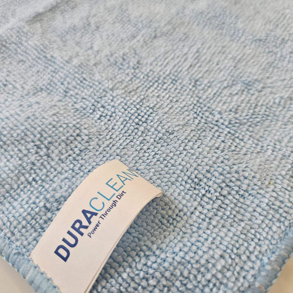 Duraclean Blue Microfibre Cloths – 10-Pack (Case of 20 Packs / 200 Clo ...